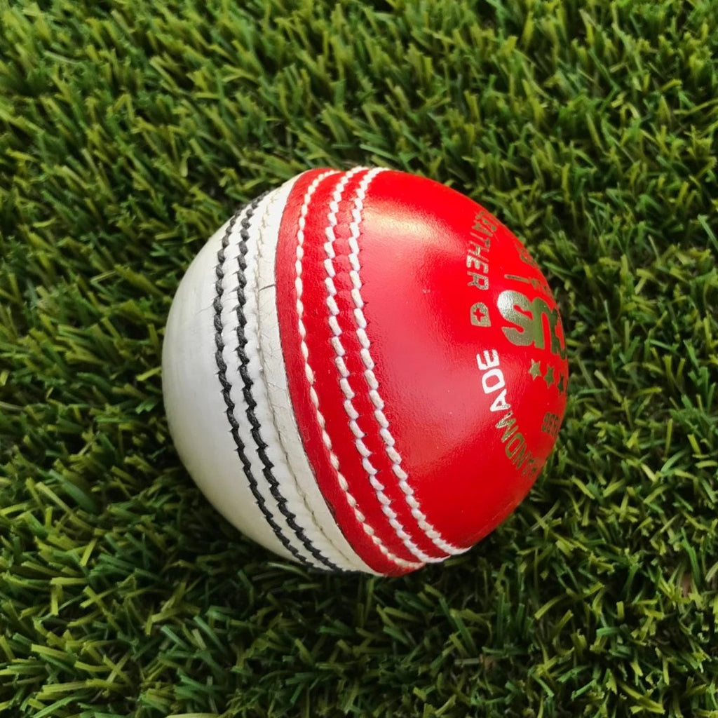 Focus Technique 4pc Training Balls - Red/White – Focus Cricket