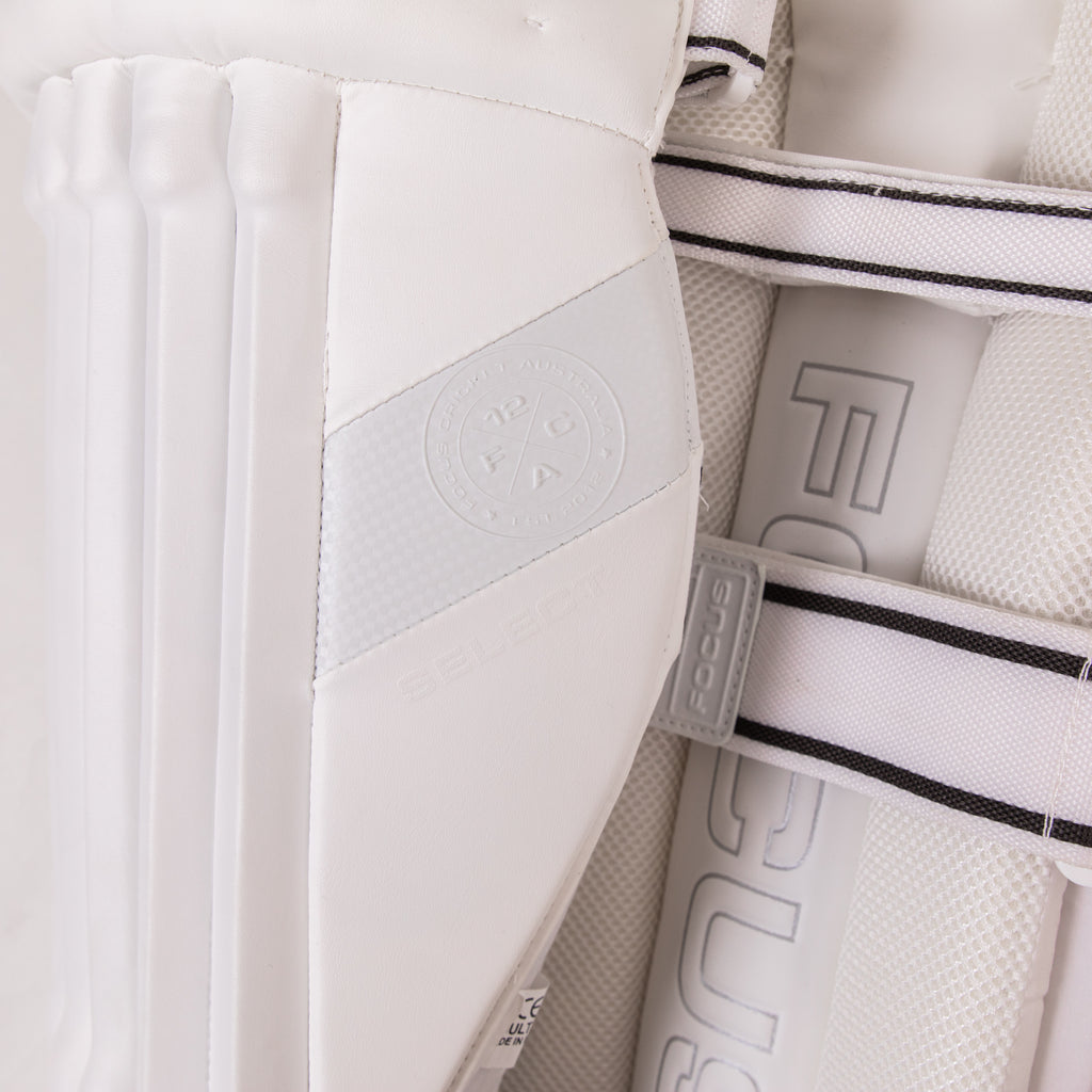 Focus SELECT Edition Pads – Youth & Small Adult Sizes – Focus Cricket